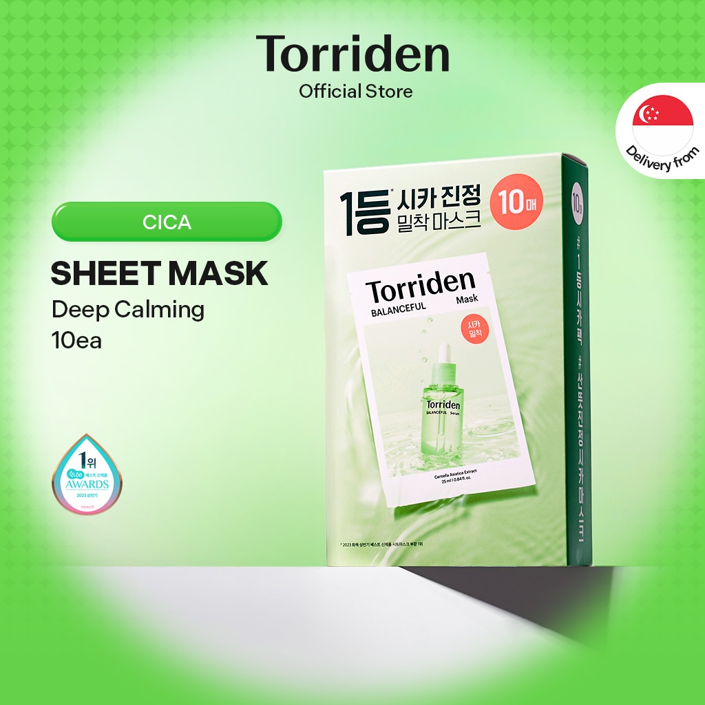[Torriden Official] BALANCEFUL Cica Sheet Mask for skin Soothing and ...