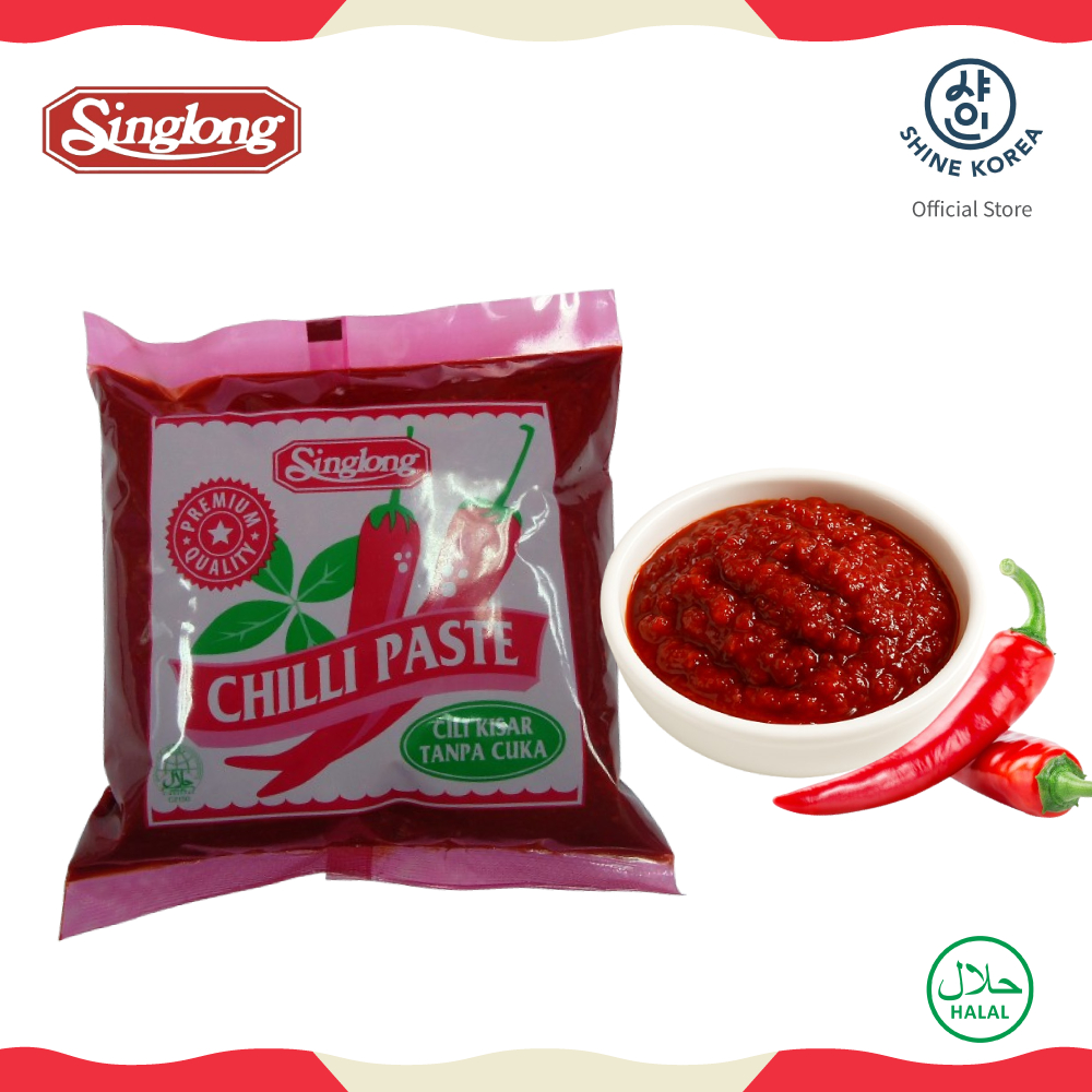 [SING LONG] Chilli Paste 500g [HALAL] (01171) – Ground Chilli Paste for ...