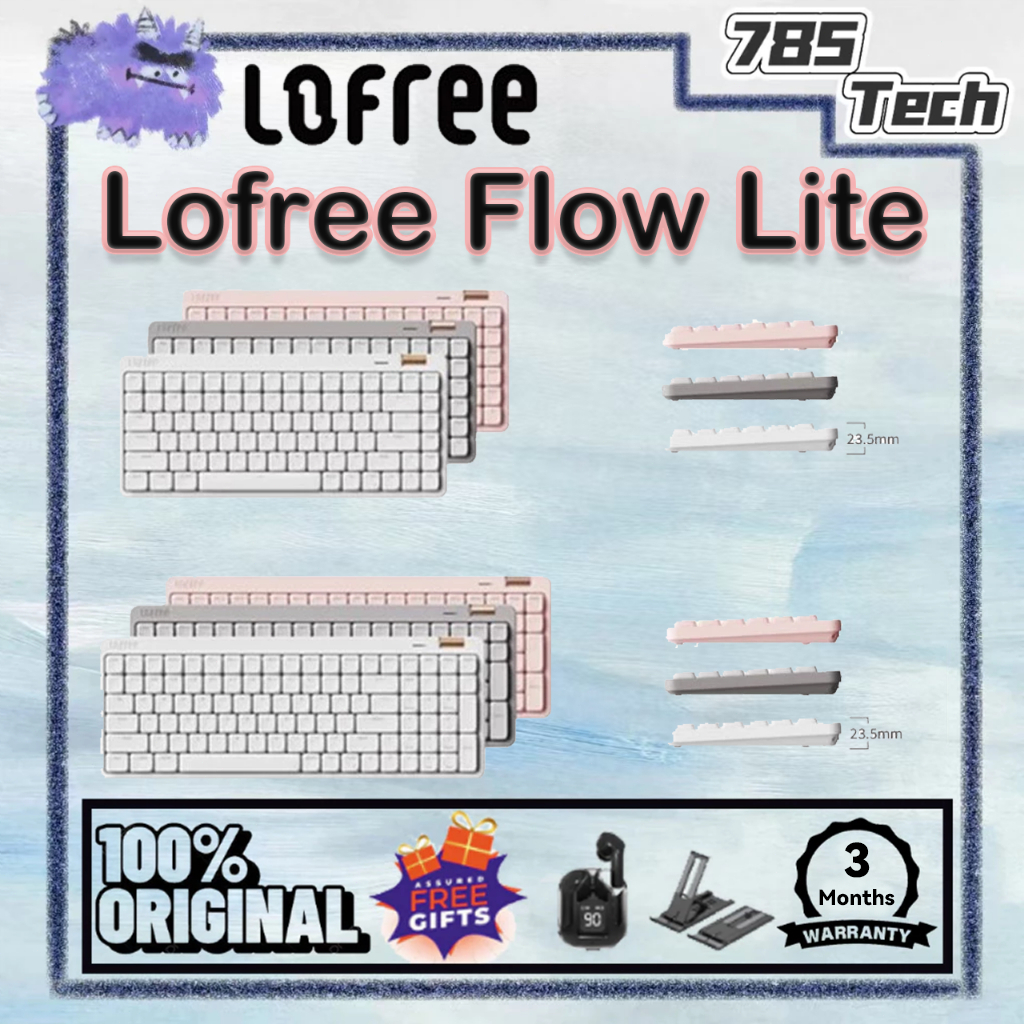 [SG]Lofree Flow Lite Low Switch Mechanical Keyboard Wireless the third ...
