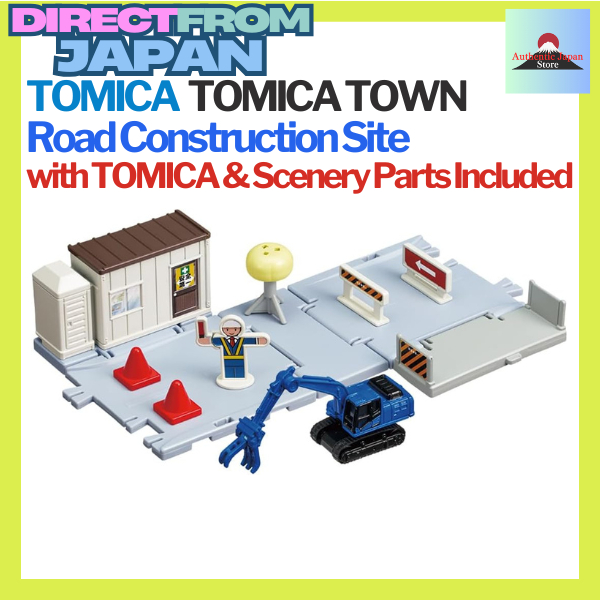 TAKARA TOMY TOMICA TOWN Road Construction Site with TOMICA & Scenery ...