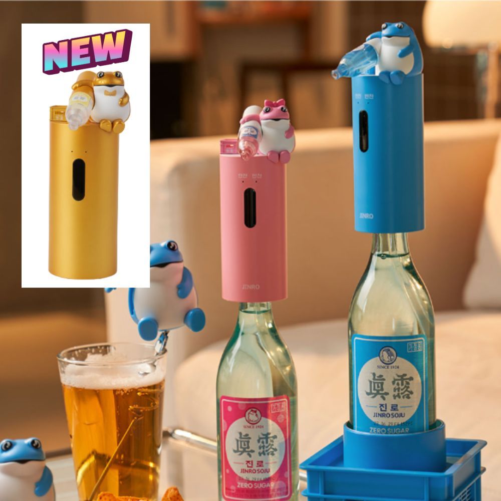 Jinro is Back Soju Dispenser + Glass cup/ Soju Mate / Automatic Soju ...