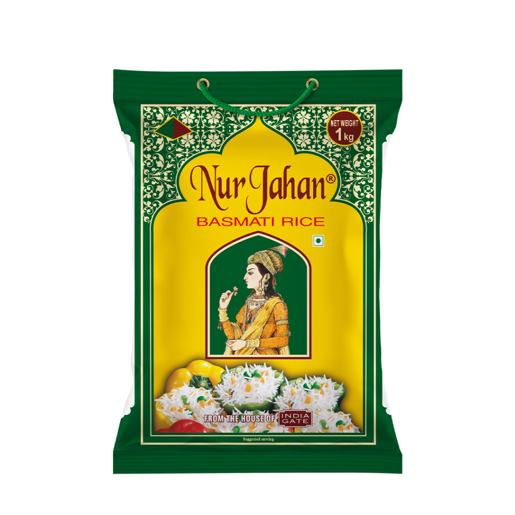 India Gate Nur Jahan Basmati Rice 1kg | Shopee Singapore
