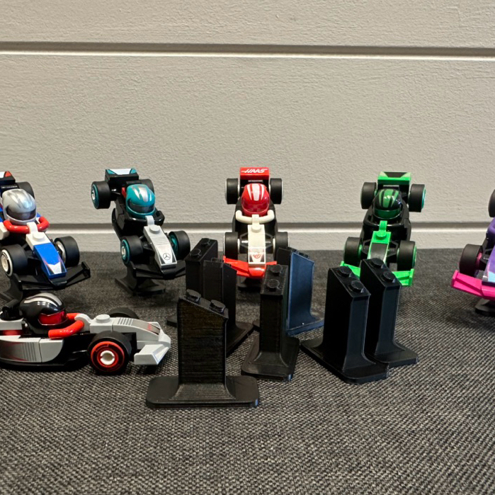 Display Stand for LEGO 71049 Minifigures F1 Collectible Race Cars Toy ...