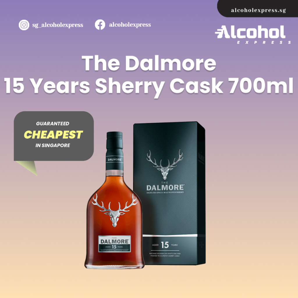 The Dalmore 15 Years Sherry Cask 700ml | Shopee Singapore