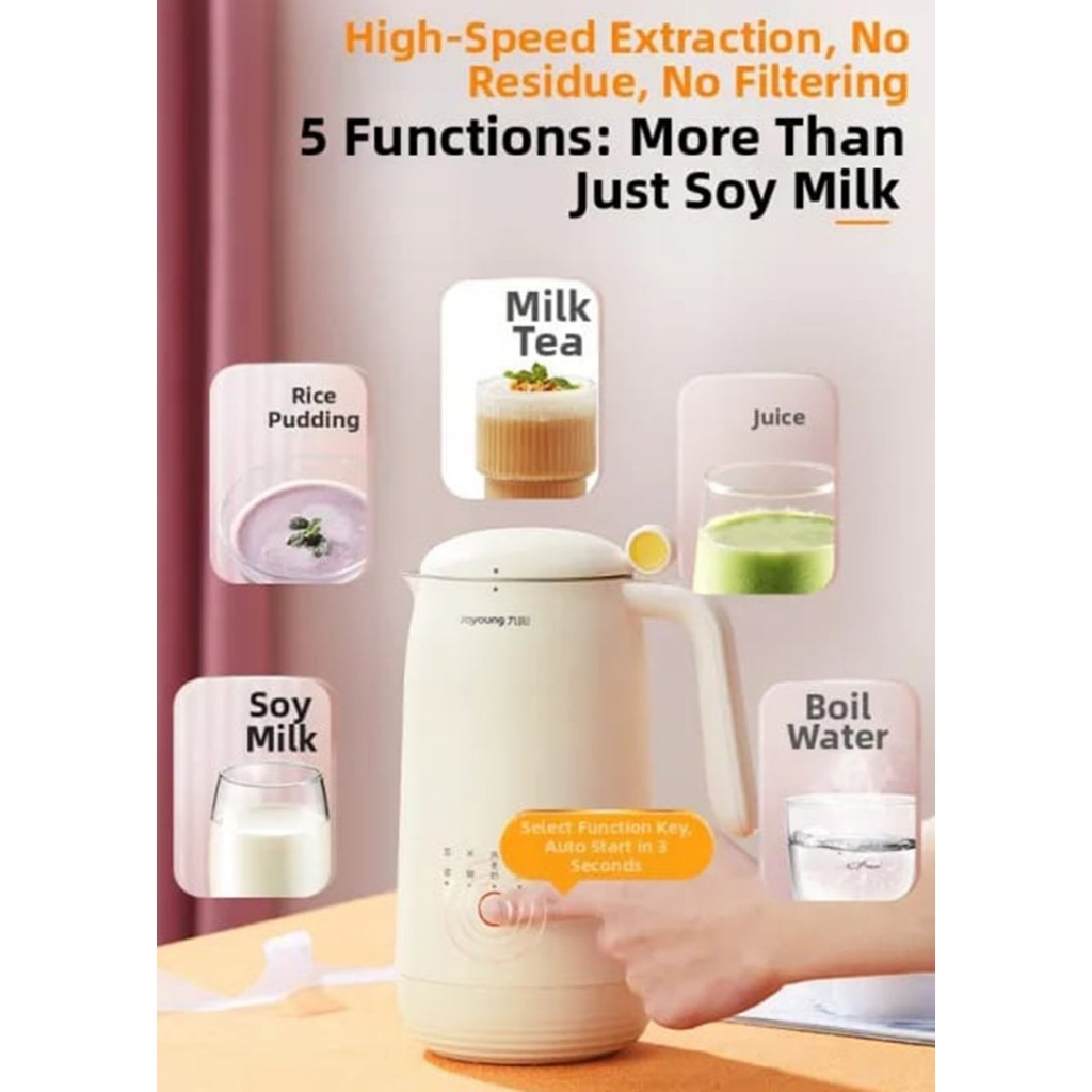 Local Delivery| Joyoung 九阳豆浆机 破壁机 450ML Small Capacity Soya bean Milk ...