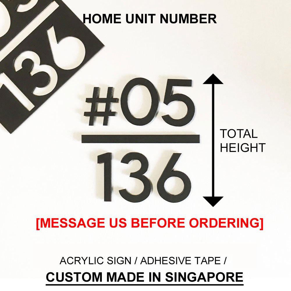 HT3 LM - HDB Unit Number, Condo Number, Address Sign, House Number ...