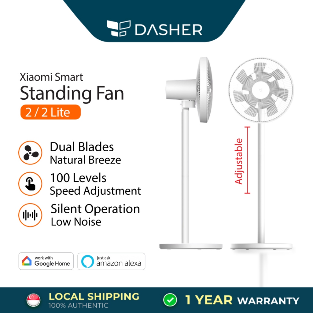 Xiaomi Smartmi Desktop Fan & Smart Stand Fan 2 Lite / Fan 2 Adjustable ...