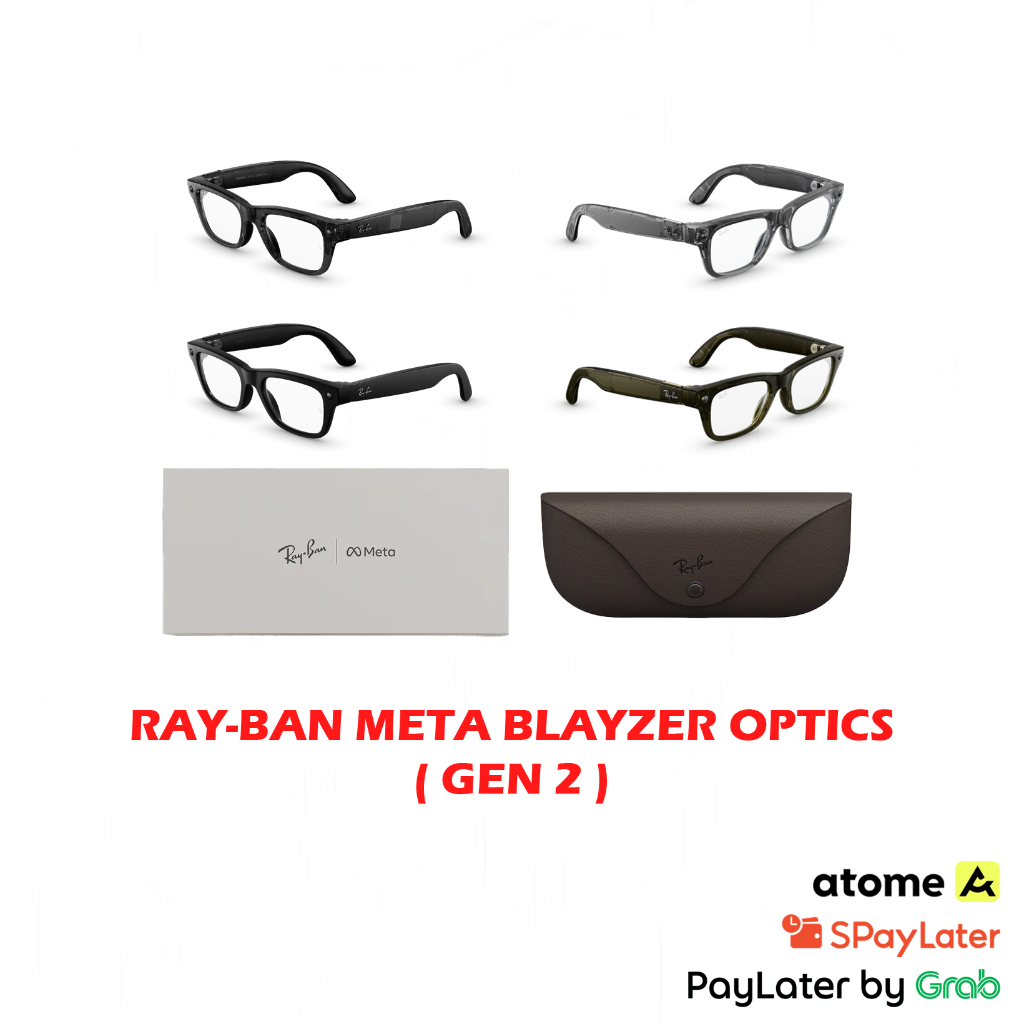 Ray-Ban Meta Blayzer Optics Standard Large ( Gen 2 ) - Blue-violet ...