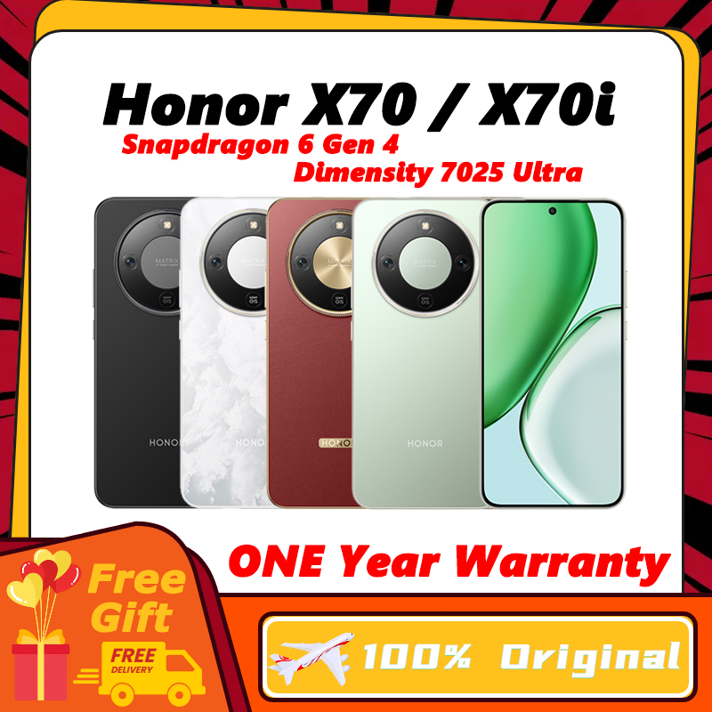 Honor X70 Snapdragon 6 Gen 4 6.79" 120Hz 8300mAh 80W Honor X70i ...