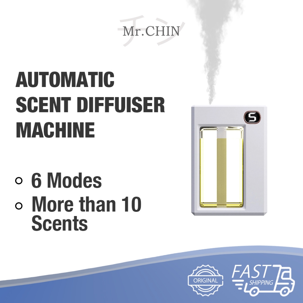 Automatic Aroma Diffuser 50ml Rechargeable Digital Display Essential ...