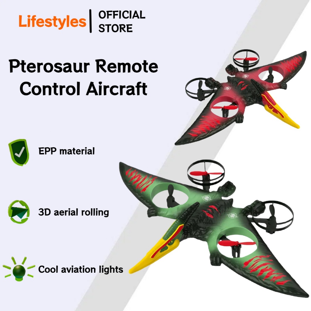 Pterosaur Drone Remote Control Aircraft Simulation Dinosaur Glider UAV ...