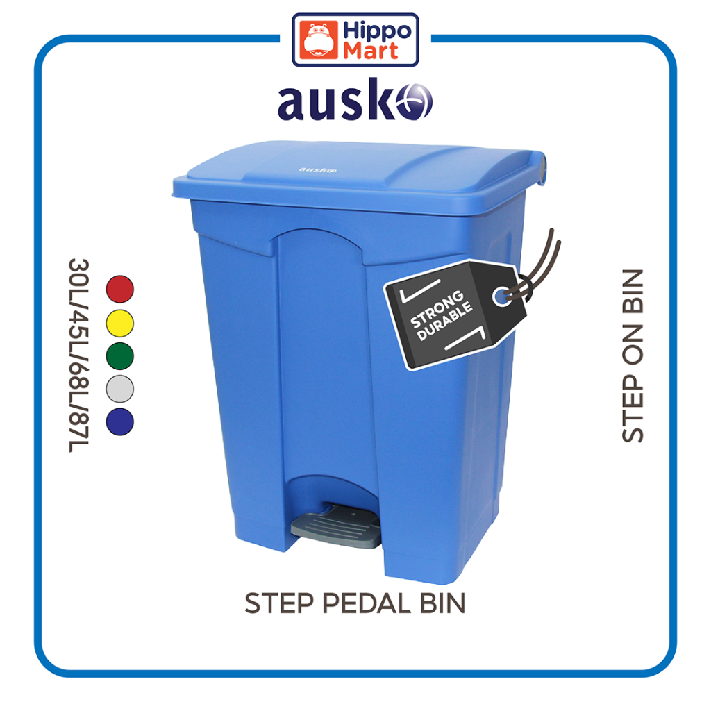 Step On Bin | Plastic Bin | Trash Bin | Dustbin for Kitchen | Rubbish ...
