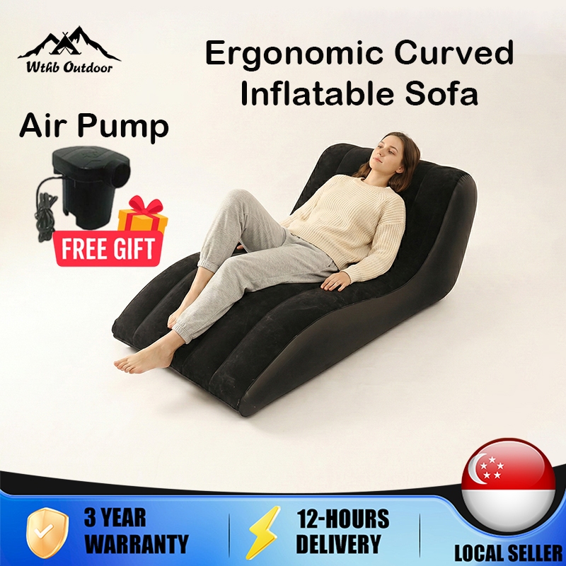 Lazy Sofa Air Sofa Air bed Inflatable Sofa Portable Foldable Sofa Bed ...