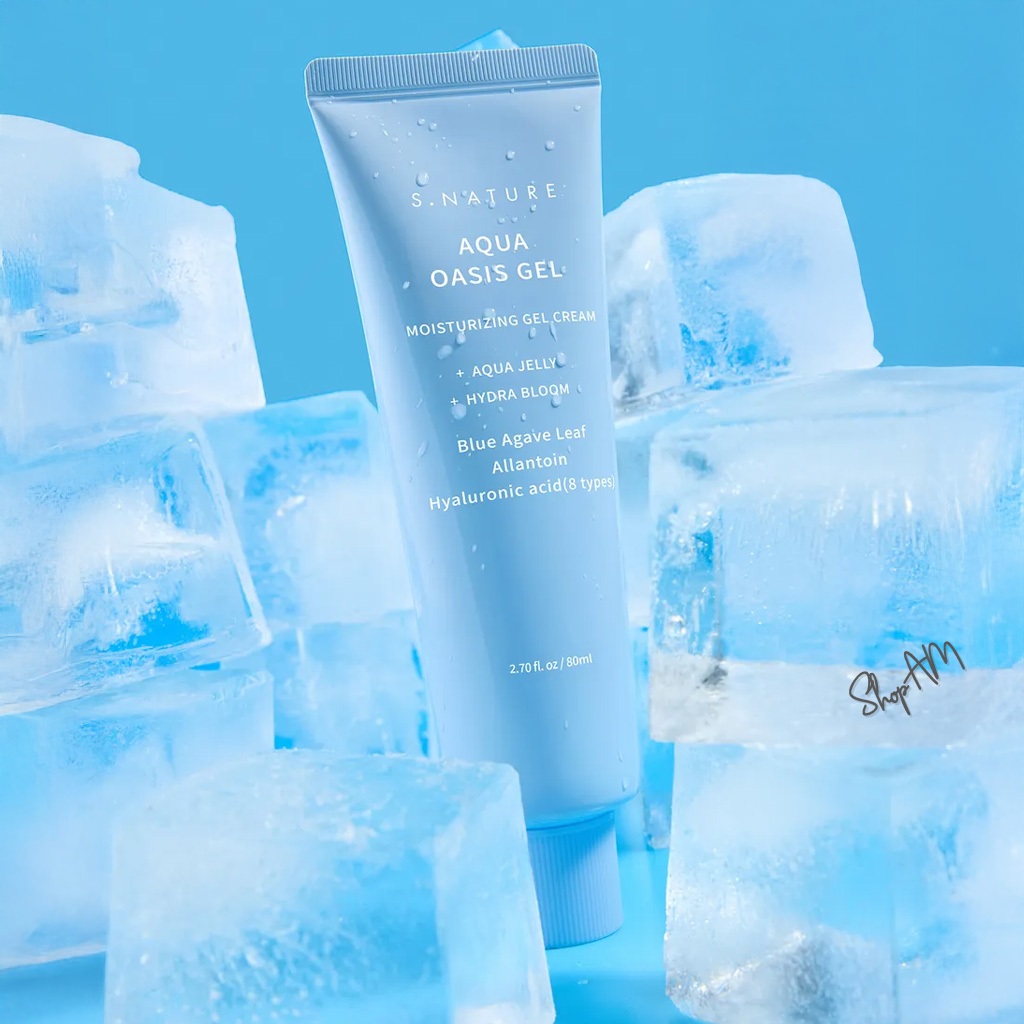 S.NATURE Aqua Oasis Gel Cream 80ml + 2 PAD｜Lightweight Hydrating Water ...