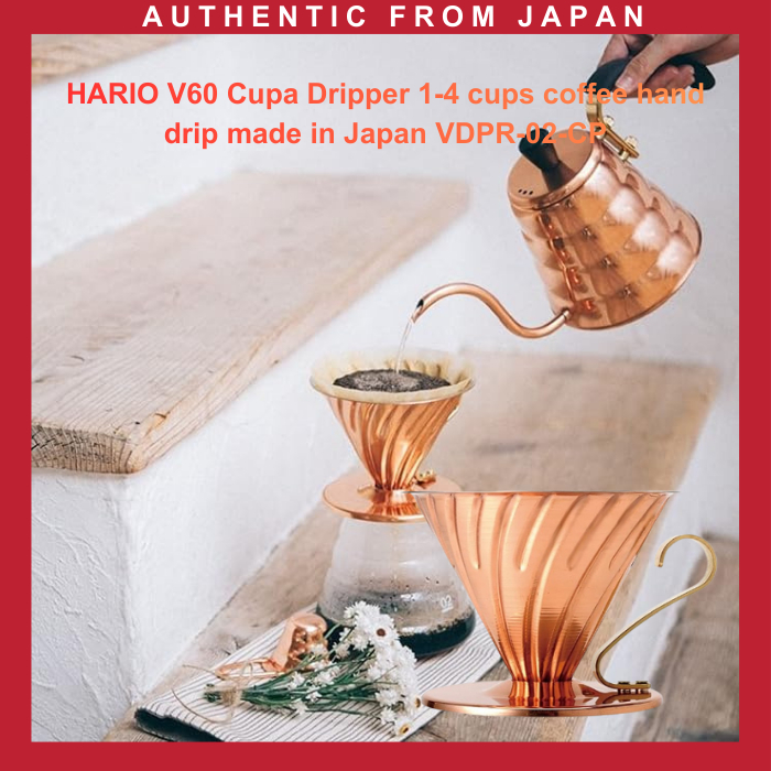 HARIO V60 Cupa Dripper 1-4 cups coffee hand drip made in Japan VDPR-02 ...