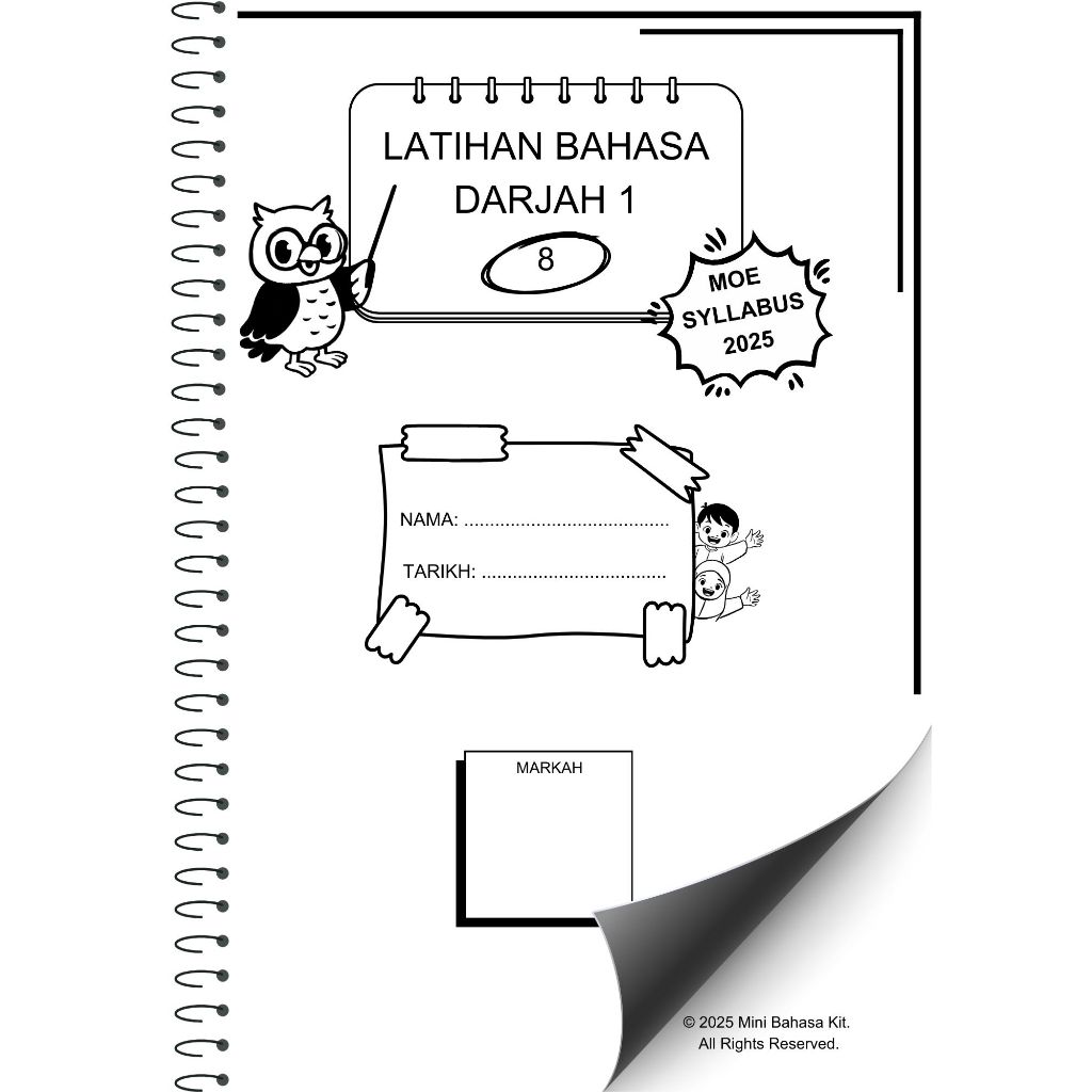 Primary 1 Malay Worksheet Cita Latest Syllabus 2025 8 Practices Ready ...
