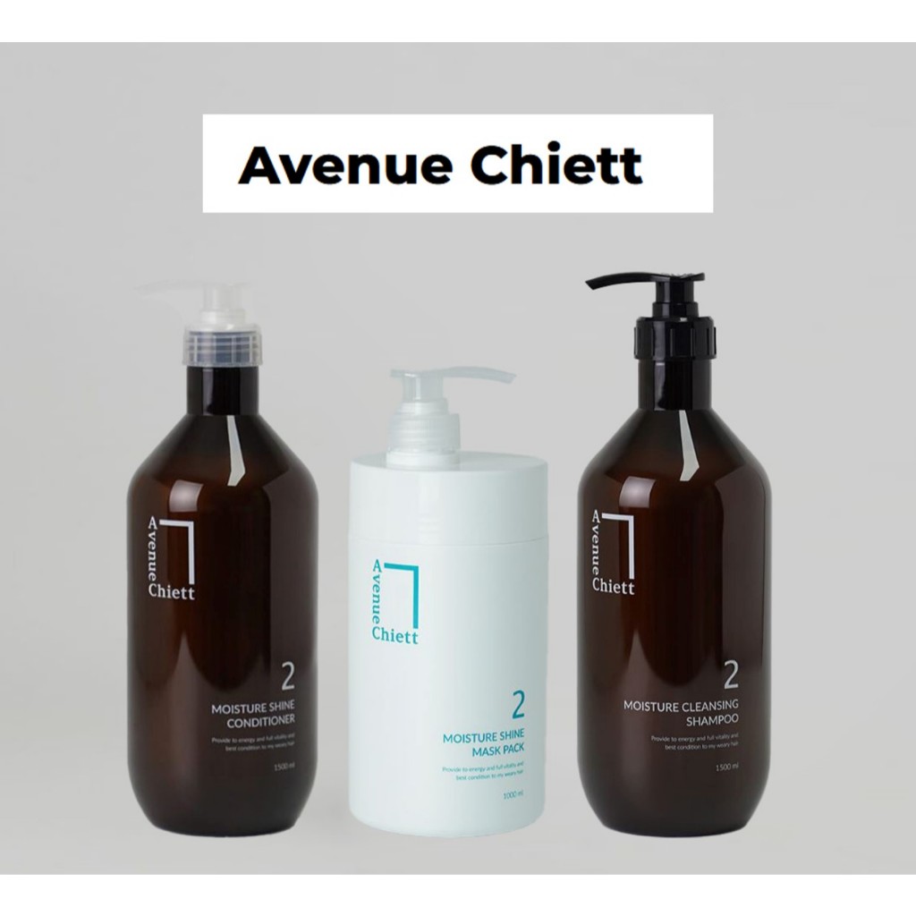 [ Avenue Chiett ] Moisture Cleansing Shampoo/Shine conditioner 1500ml ...