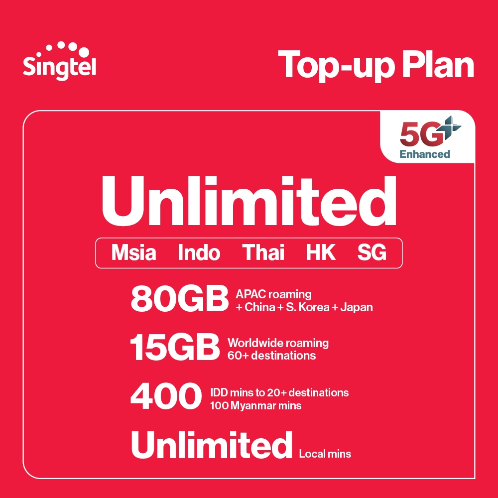 Singtel Prepaid Official Store, Online Shop Jun 2026 | Shopee Singapore