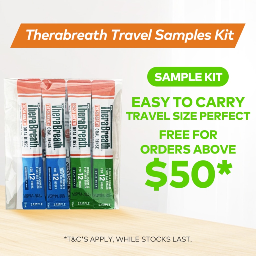 Therabreath Mouthwash Samples Bundle - 4 packs | Shopee Singapore
