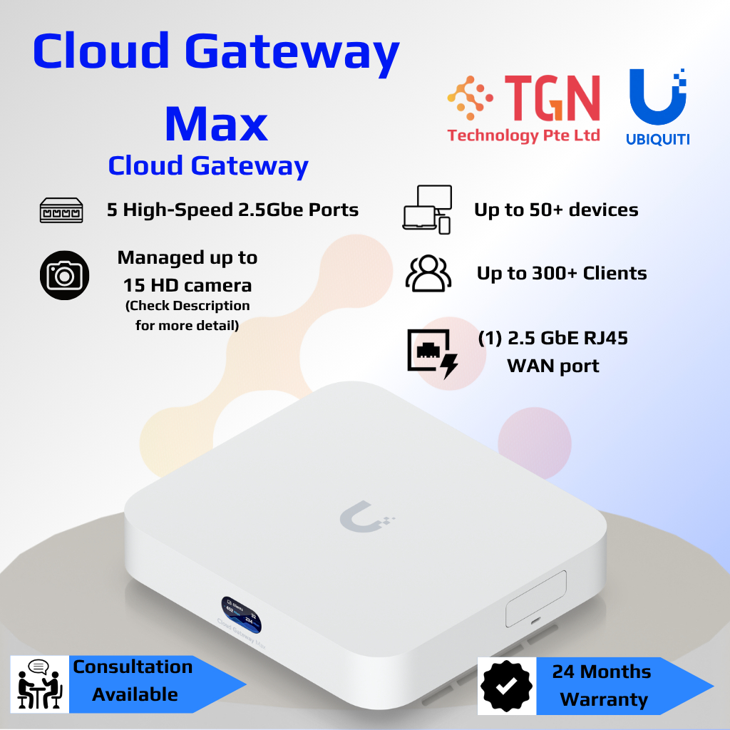 Ubiquiti UCG-Max Cloud Gateway Max (512GB) | Shopee Singapore