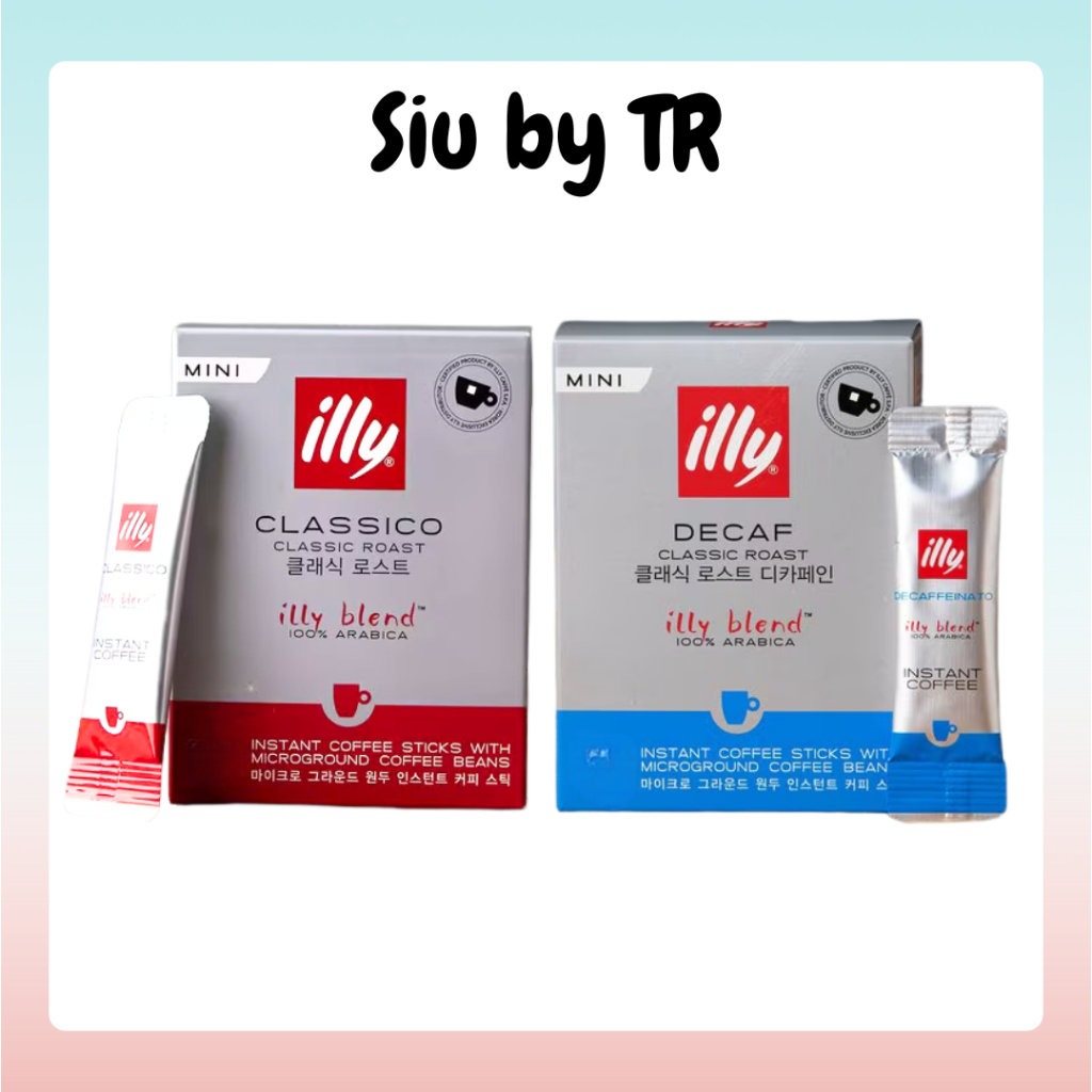 illy Instant Coffee - Classic Roast / Classic Roast Decaf Mini 12 ...