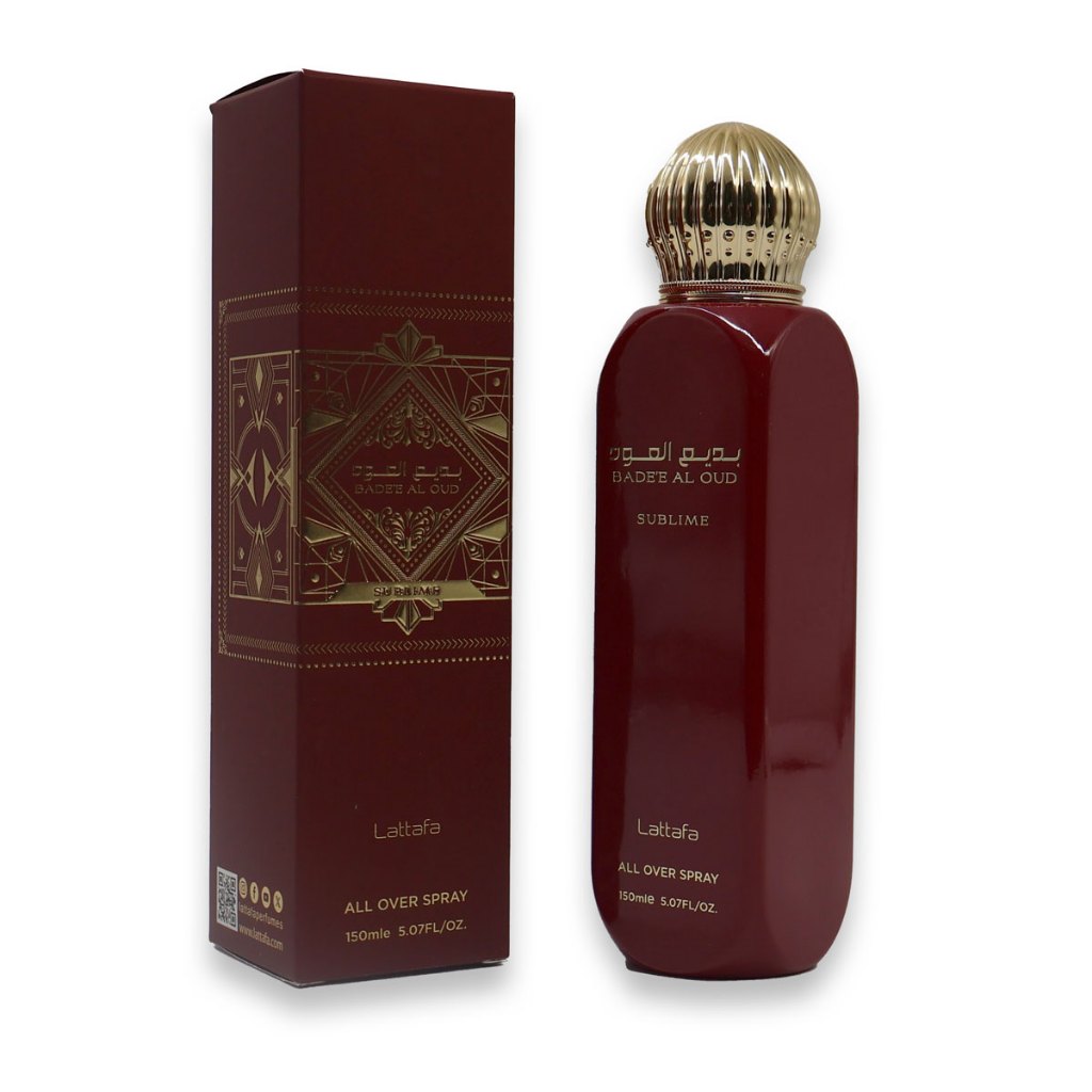 Badee Aloud Sublime Lattafa All Over Spray 150ml Minyak Wangi Unisex ...