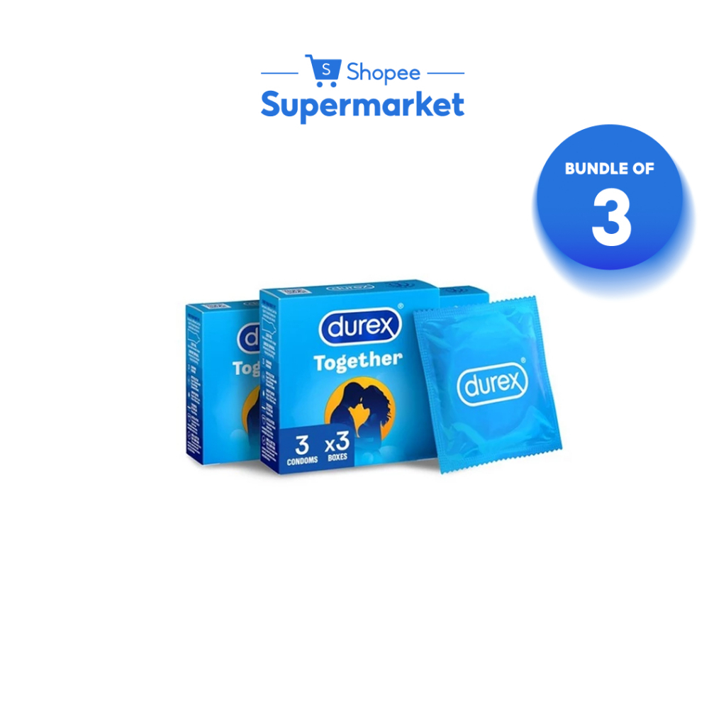[Bundle of 3] Durex Together Condoms (3s) | Shopee Singapore