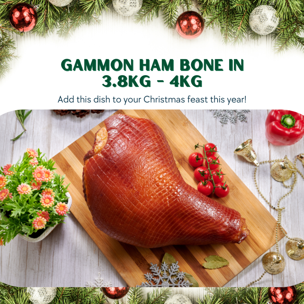 [Christmas] Gammon Ham Bone in 3.8 kg - 4.0kg | Shopee Singapore