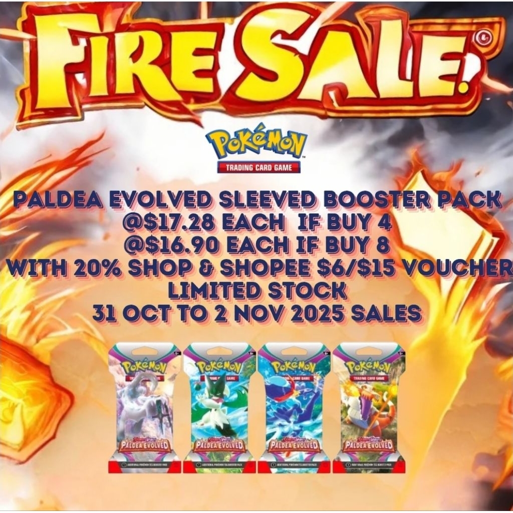 Pokemon Paldea Evolved Sleeved Booster Pack | Shopee Singapore
