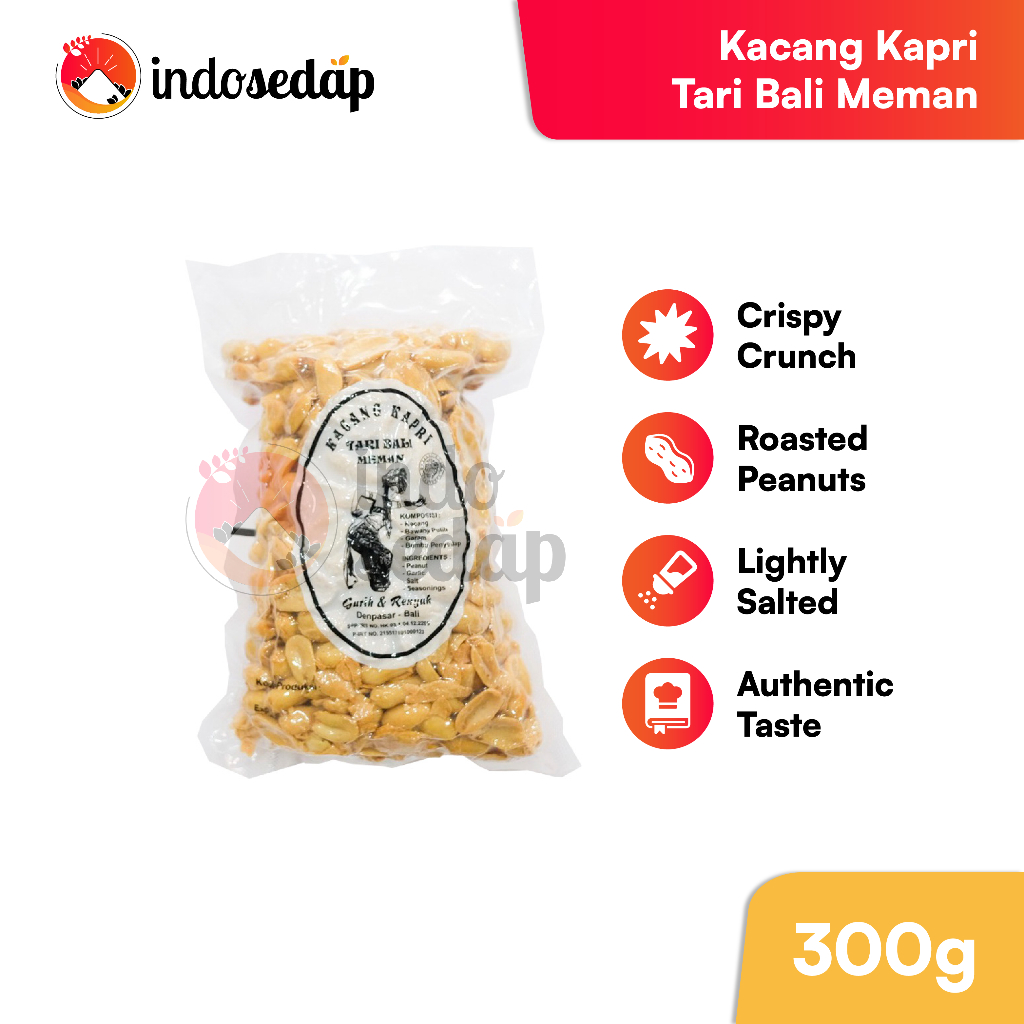 IndoSedap Roasted Garlic Peanut Kacang Kapri Tari Bali | Authentic ...