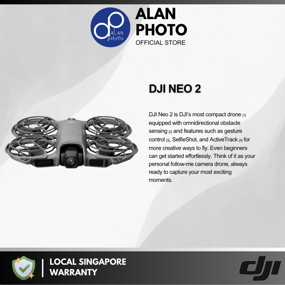 DJI Neo 2 - Camera Drone | 4K Quality | Palm Takeoff & Landing ...