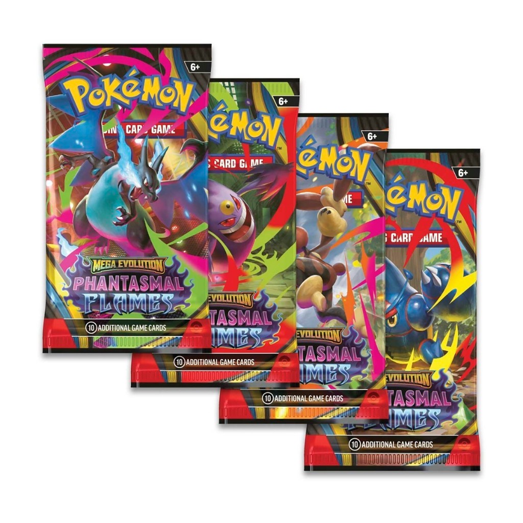 Pokemon TCG: ME02 Phantasmal Flames Booster Packs 10 Additional Game ...