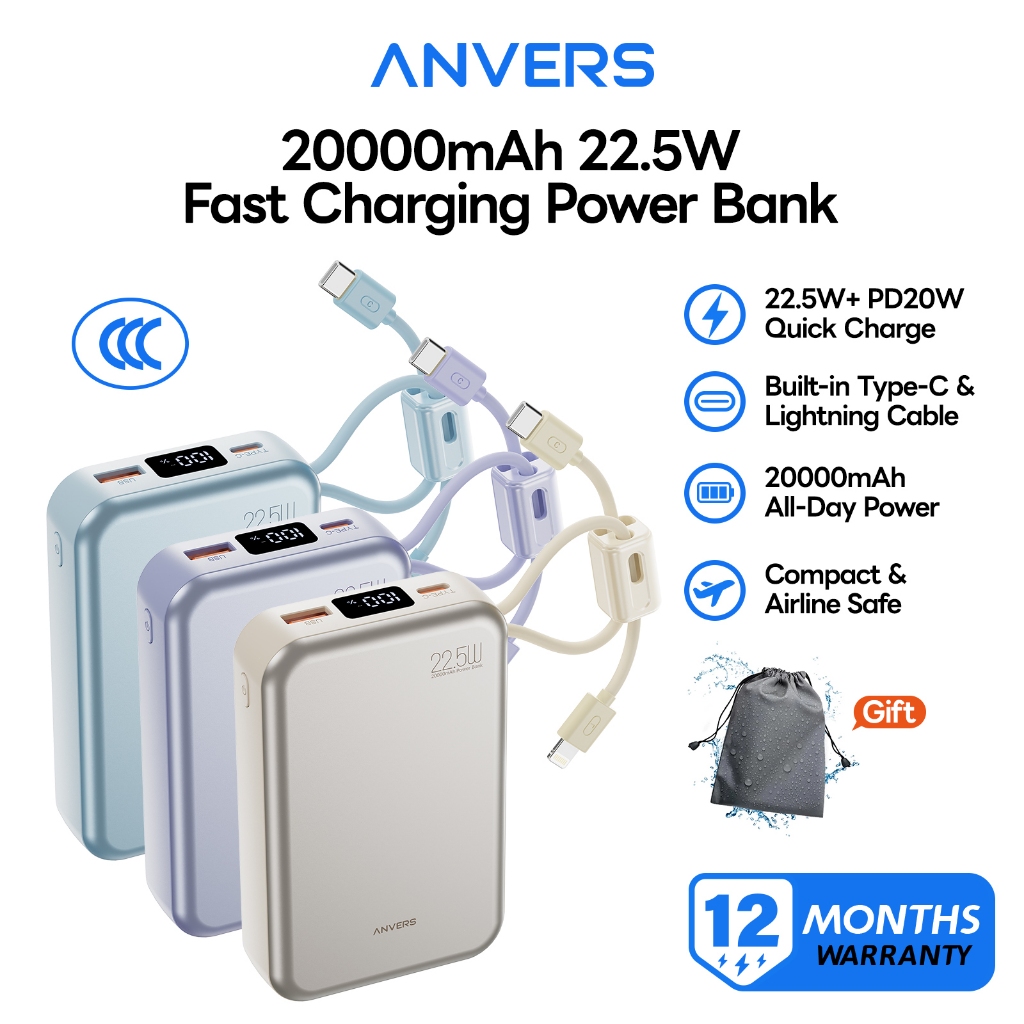 CCC Certified Power Bank | 65W Travel-Safe