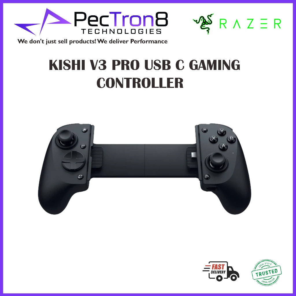 RAZER KISHI V3 PRO USB C GAMING CONTROLLER FOR ANDROID, IPHONE, IPAD ...