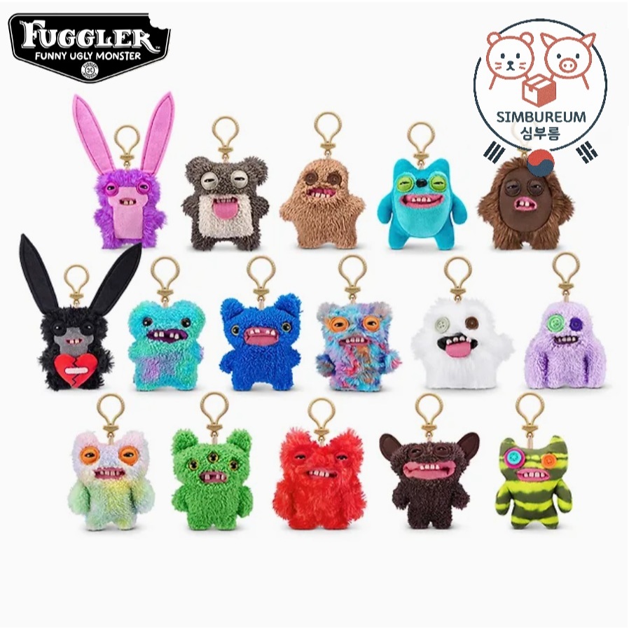[Fuggler] Funny Ugly Monster Plush Doll Keychain | Shopee Singapore
