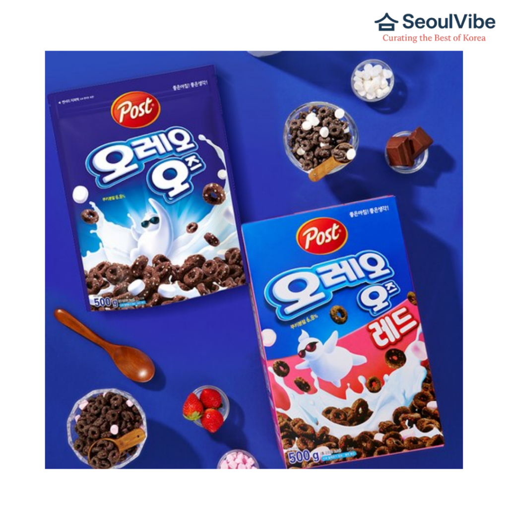 Oreo O’s Cereal – Chocolate Sandwich-Cookie Breakfast Cereal (500 g ...