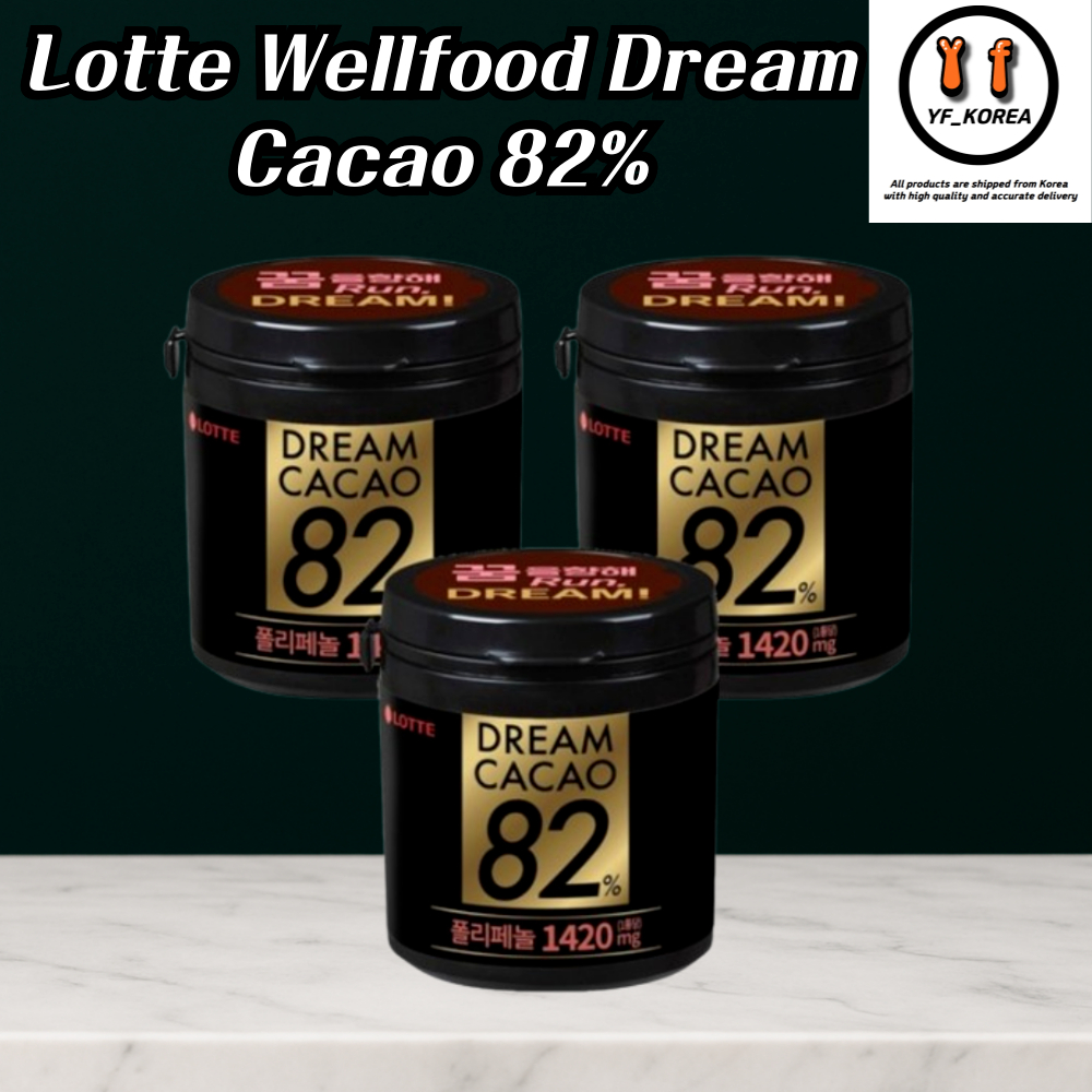 Lotte Wellfood Polyphenol Chocolate Dream Cacao 82% 86g from korea | Shopee Singapore