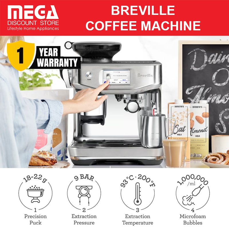 BREVILLE BES881 THE BARISTA TOUCH IMPRESS COFFEE MACHINE WITH COLD ...