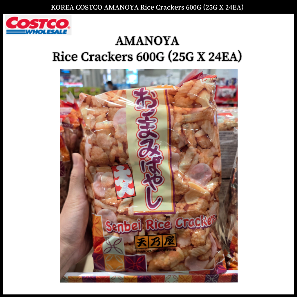 KOREA COSTCO AMANOYA Rice Crackers 600G (25G X 24EA) | Shopee Singapore