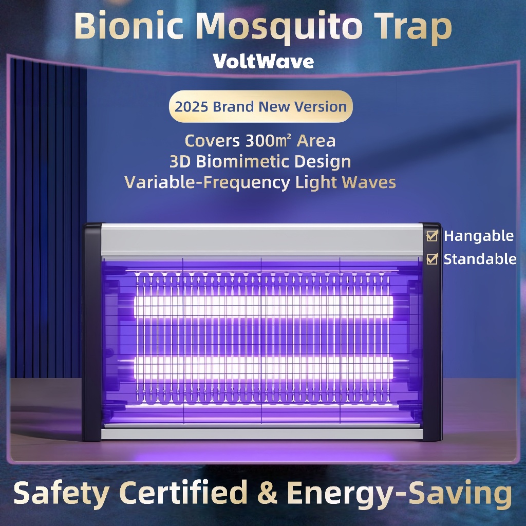 [Silent] Electric Pest Killer UV Lamp Flying Fly Insect Killer Mosquito ...