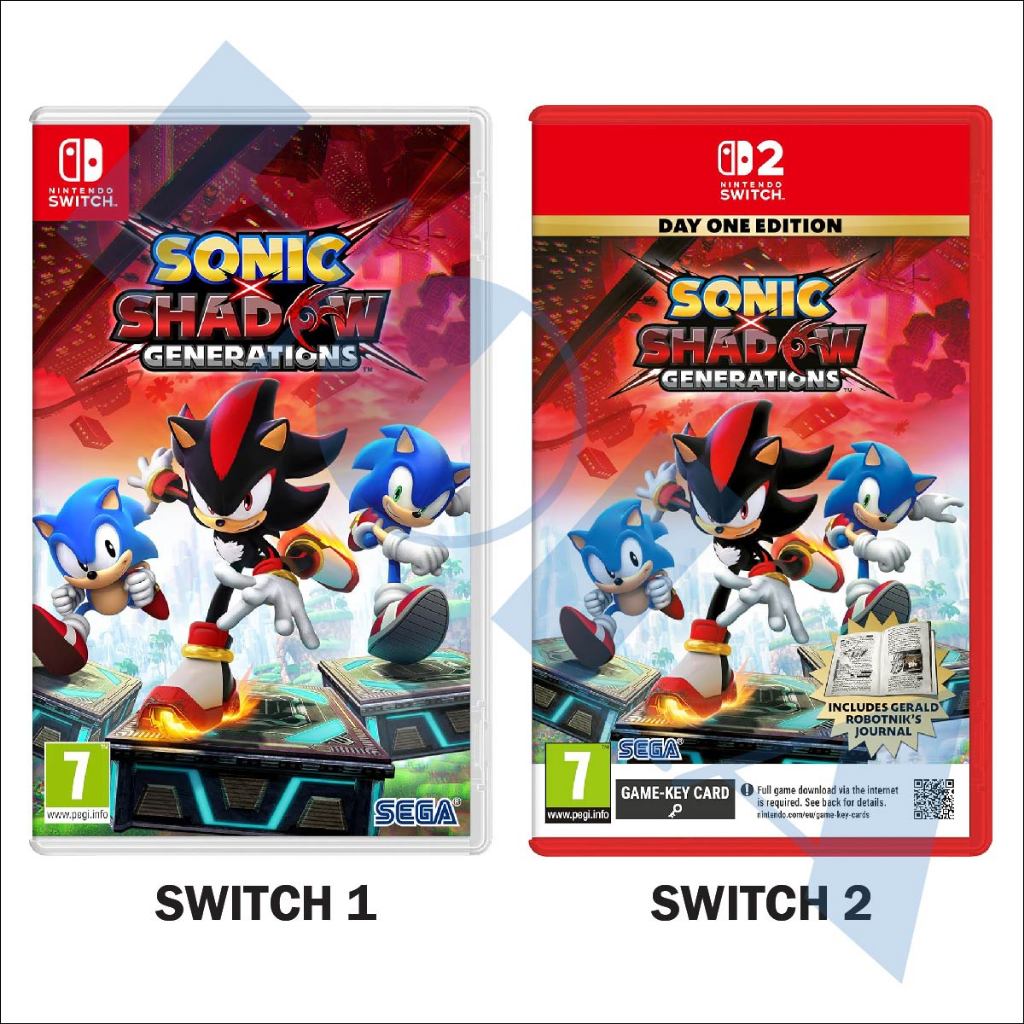 Sonic Shadow Generations Nintendo Switch / Sonic Shadow Generations ...