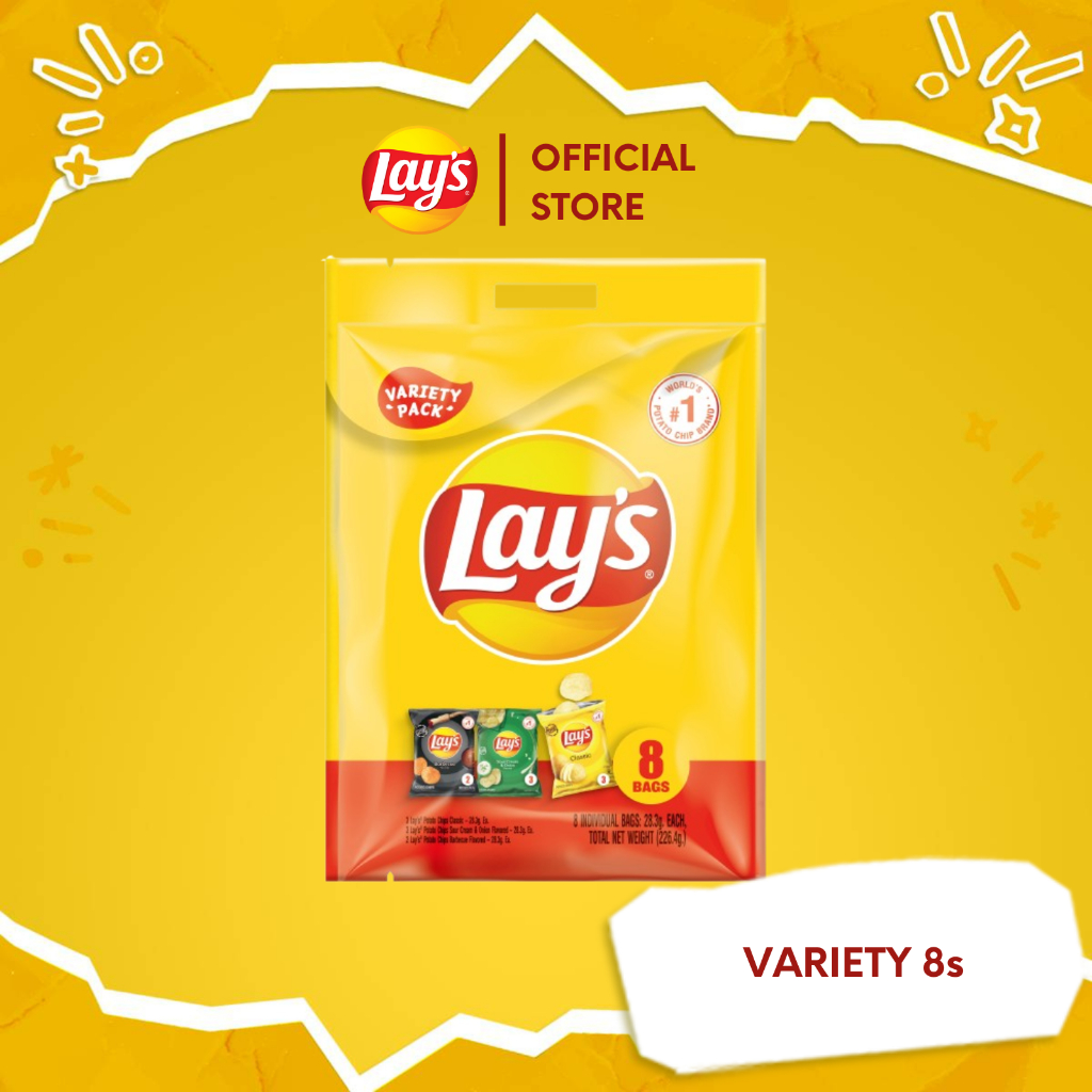 Lay's Variety Pack 8s Pack | Shopee Singapore