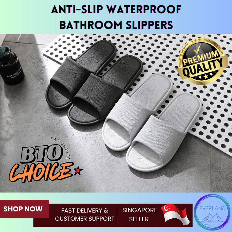 ⭐SG SALES⭐ Anti Slip Home Bathroom Slippers/ House Slippers/ Unisex ...