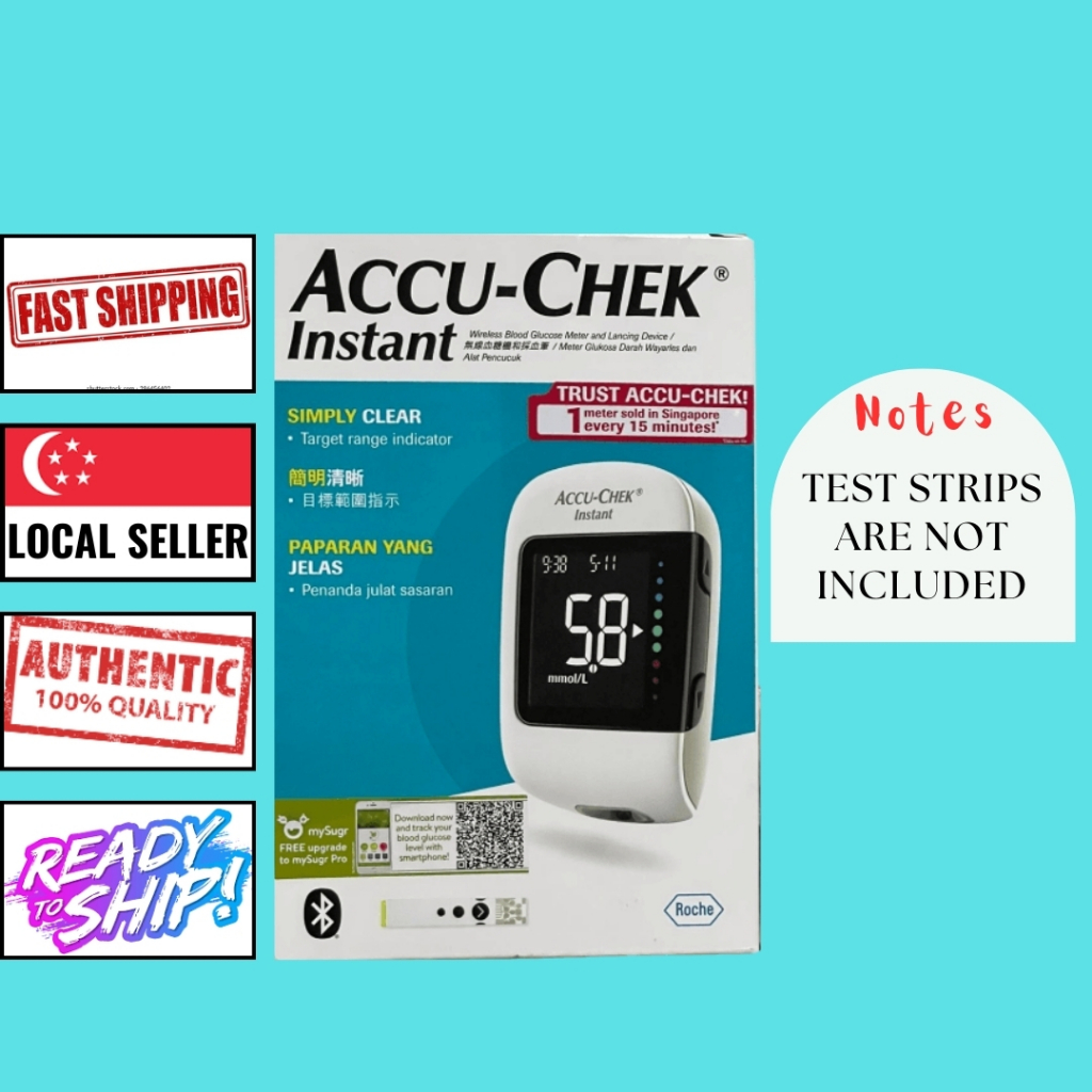 Accu Chek Instant Meter mmol/L with Softclix Device | (TEST STRIPS NOT ...