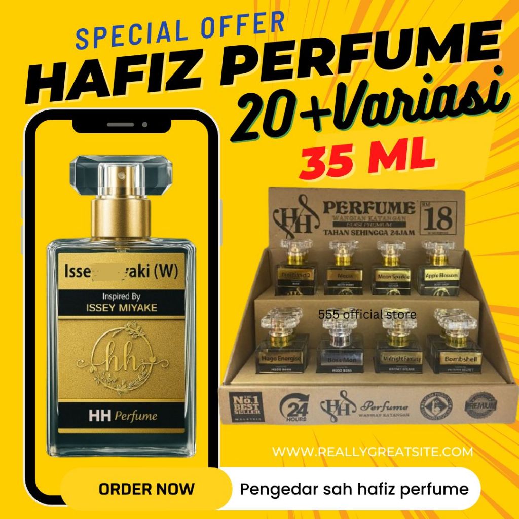 Hafiz Perfume 35ml EDP Viral Perfume Oil Without Alcohol Hose Lasts Up ...