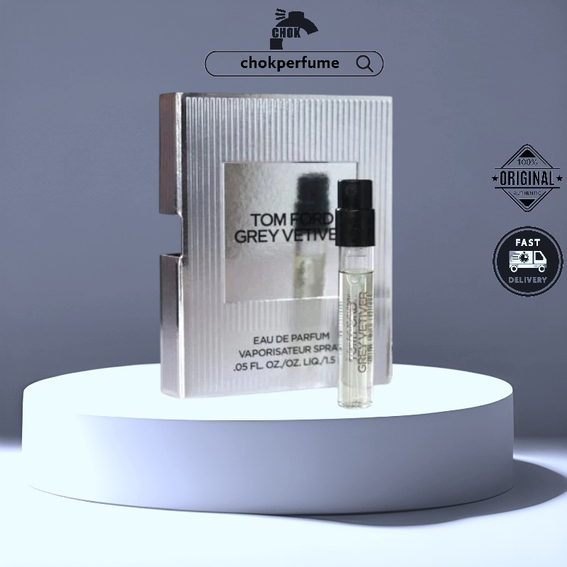 Tom Ford Grey Vetiver Parfum 1.5ml Perfume Sample Vial (M) | Shopee ...