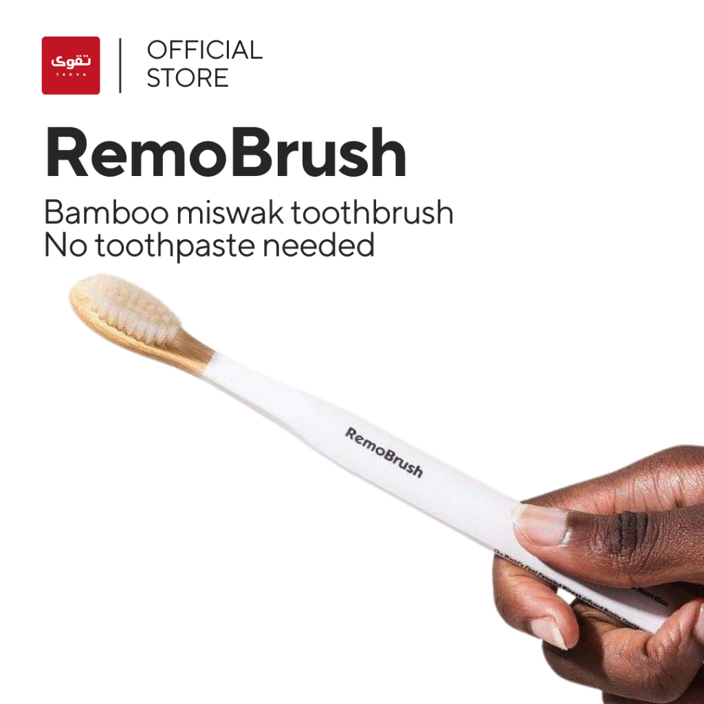 RemoBrush Bamboo Miswak Toothbrush Organic Fine gentle soft bristles ...