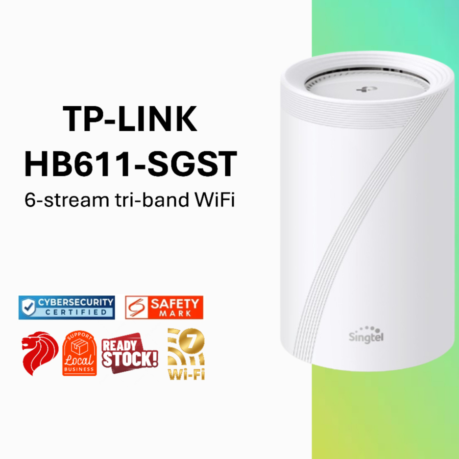 [SG SELLER] TP-Link HB611-SGST WiFi 7 Router | 11Gbps Tri-Band | 2.5G ...