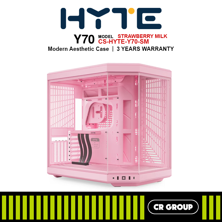 HYTE Y70 Dual Chamber Mid-Tower ATX Modern Aesthetic PC Case (3Yrs HYTE ...