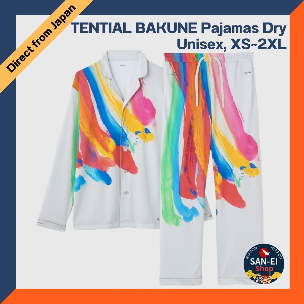[TENTIAL] BAKUNE Pajamas Dry (HERALBONY/Untitled) Top and Bottom Set ...